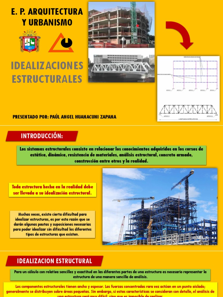 Idealizaciones Estructurales | PDF | Rigidez | Hormigón
