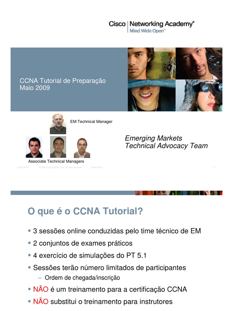 CCNA Tutorial - Português | PDF | Modelo OSI | Telecomunicações