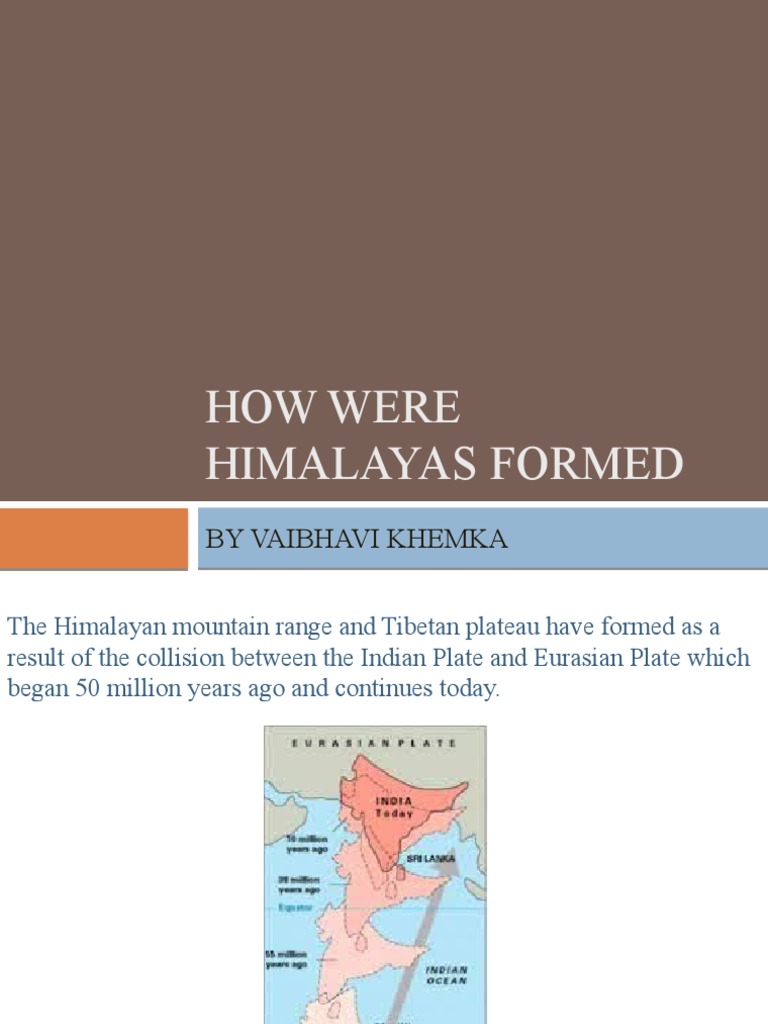 How Were Himalayas Formed | PDF How Were Himalayas Formed | PDF