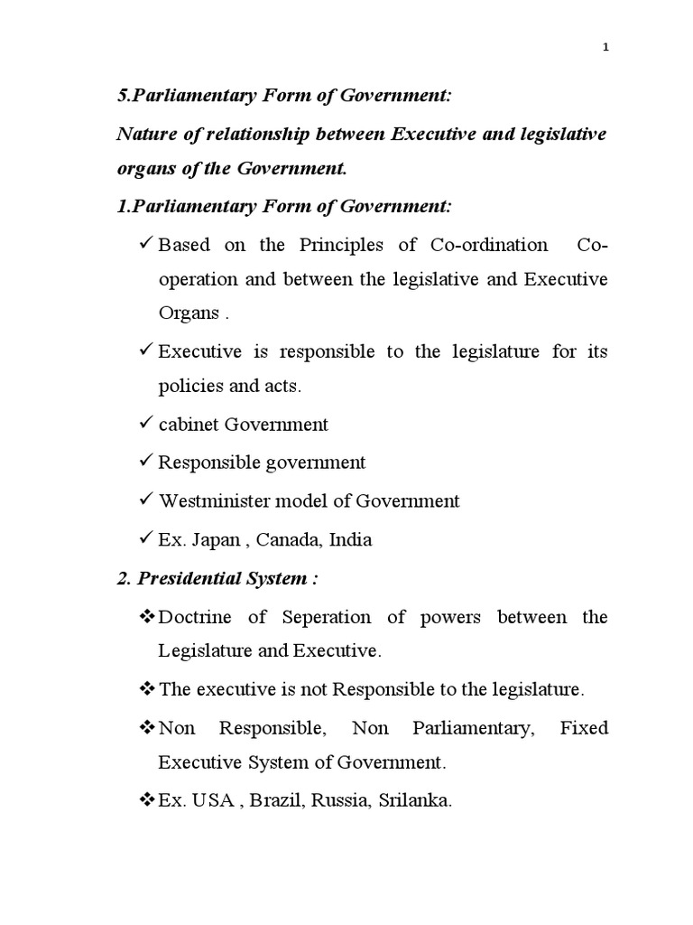 Saliant Features | PDF | Cabinet (Government) | Public Sphere