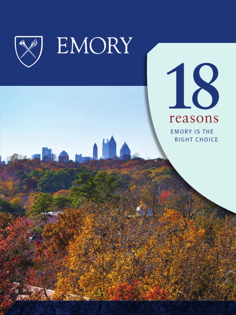 Reasons: Emory Is The Right Choice | PDF | English Studies | Academia