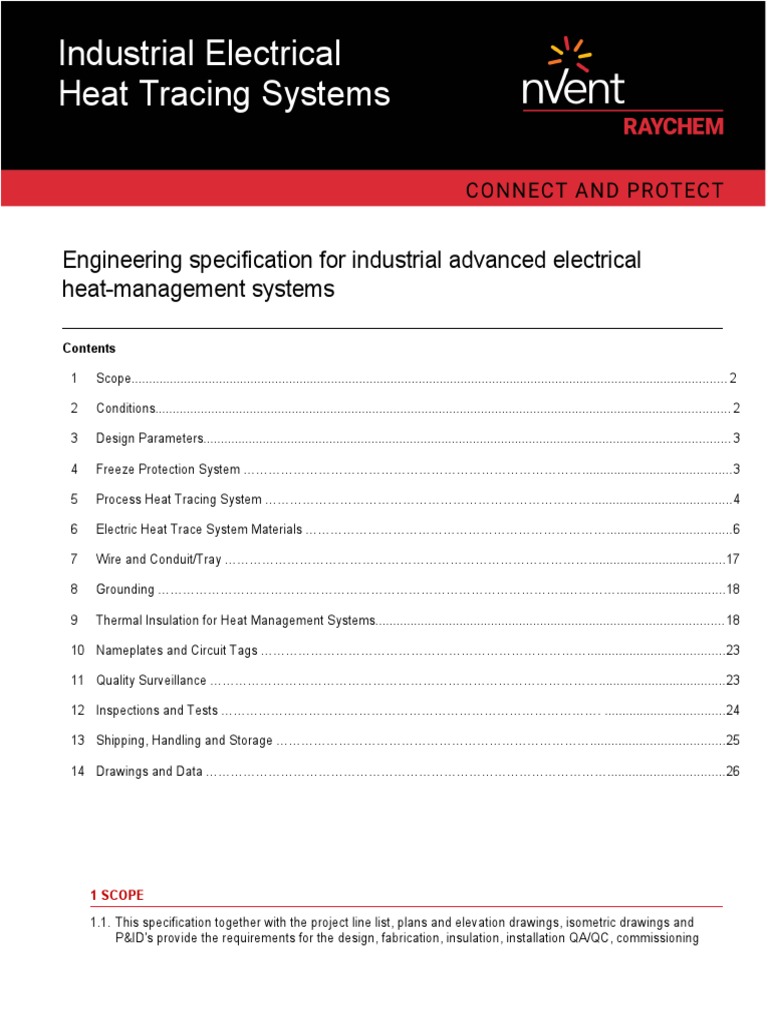 Industrial Electrical Heat Tracing Systems | PDF | Electrical Wiring ...