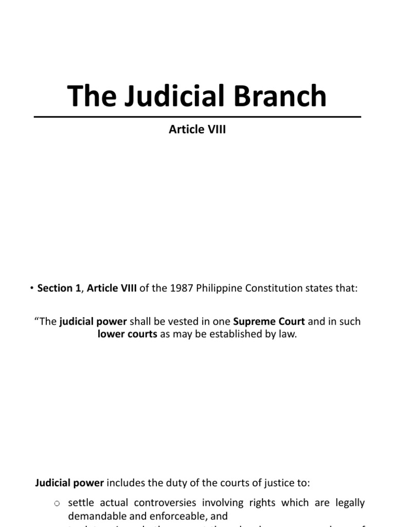 Structure of the Philippine Judiciary | PDF | Supreme Courts | Judiciaries