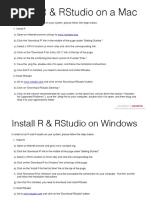 Rstudio Installation | PDF