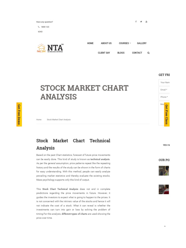 An Overview of Technical Analysis Through Different Types of Stock ...