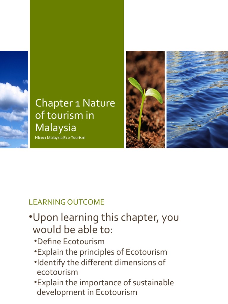 Fundamentals of Ecotourism: Defining Characteristics, Principles and ...