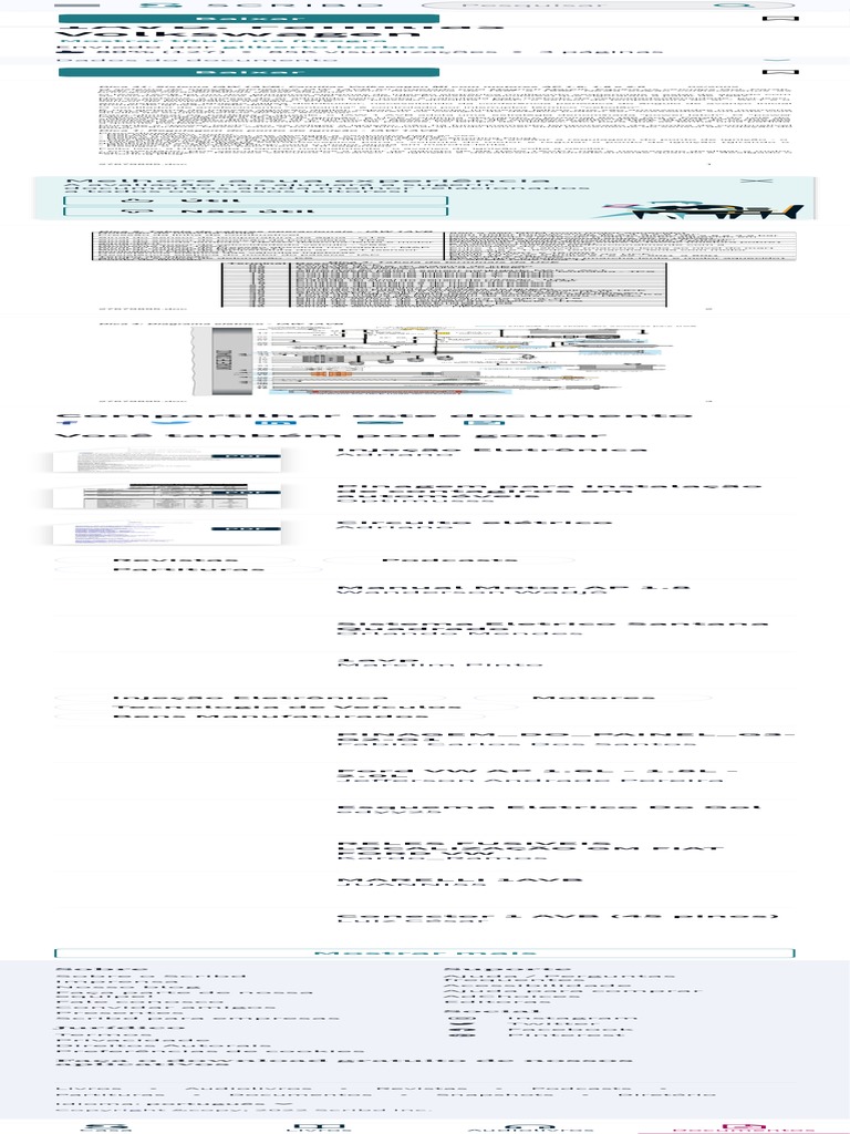 Dica 31 Sistema IAW 1AVB Famílias Volkswagen PDF Injeção Eletrônica ...