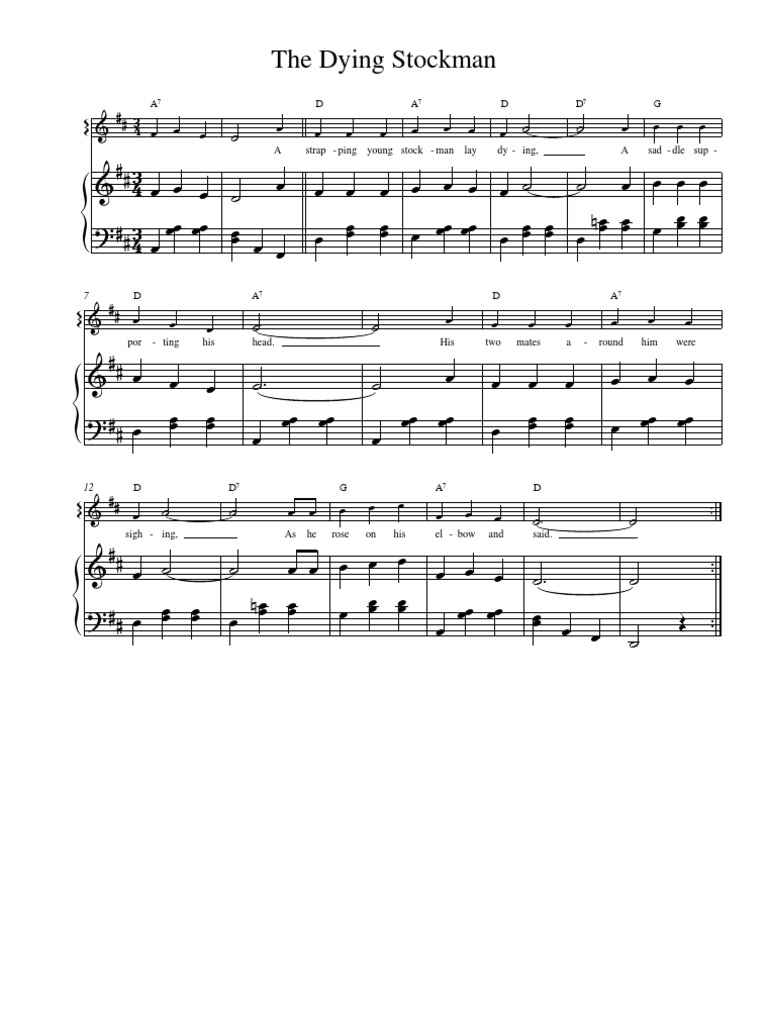 The Dying Stockman | PDF