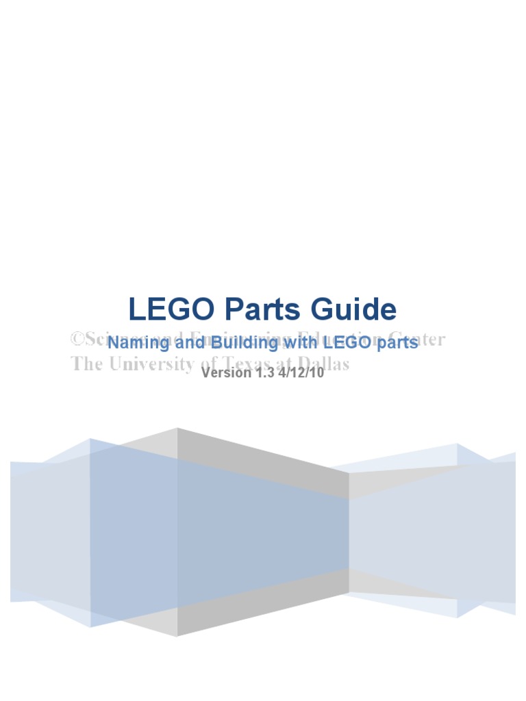 LEGO Parts Guide | PDF | Gear | Belt (Mechanical)