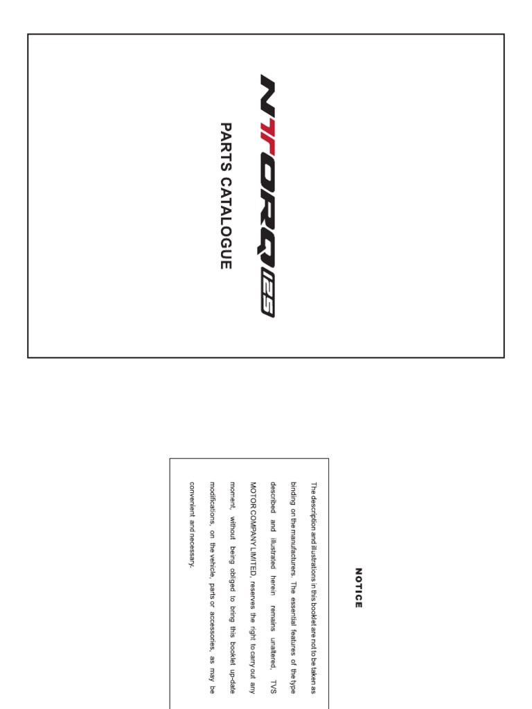 TVS Ntorq Parts Catalogue BS 4 | PDF | Carburetor | Clutch