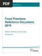 Ontario Food Premises Regulation | PDF | Foods | Food Safety