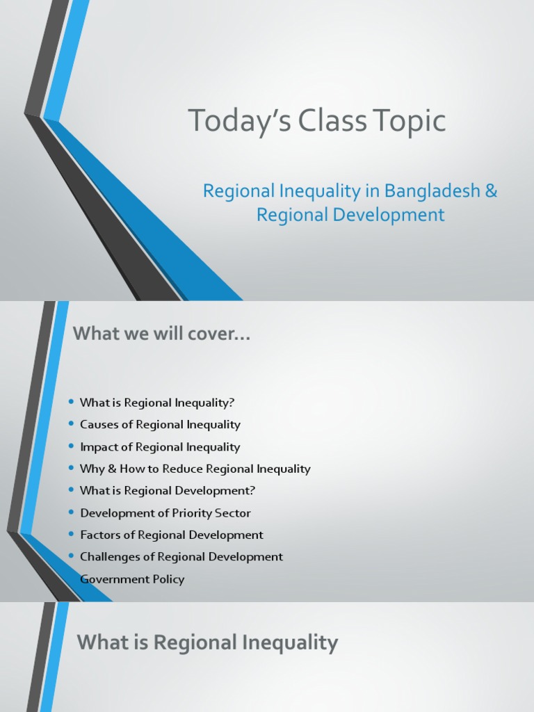 Regional Inequality & Development | PDF | Discrimination & Race ...