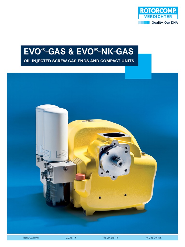 EVO - Gas & Evo - Nk-Gas: Oil Injected Screw Gas Ends and Compact Units ...