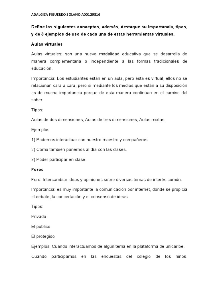 Define Los Siguientes Conceptos | PDF