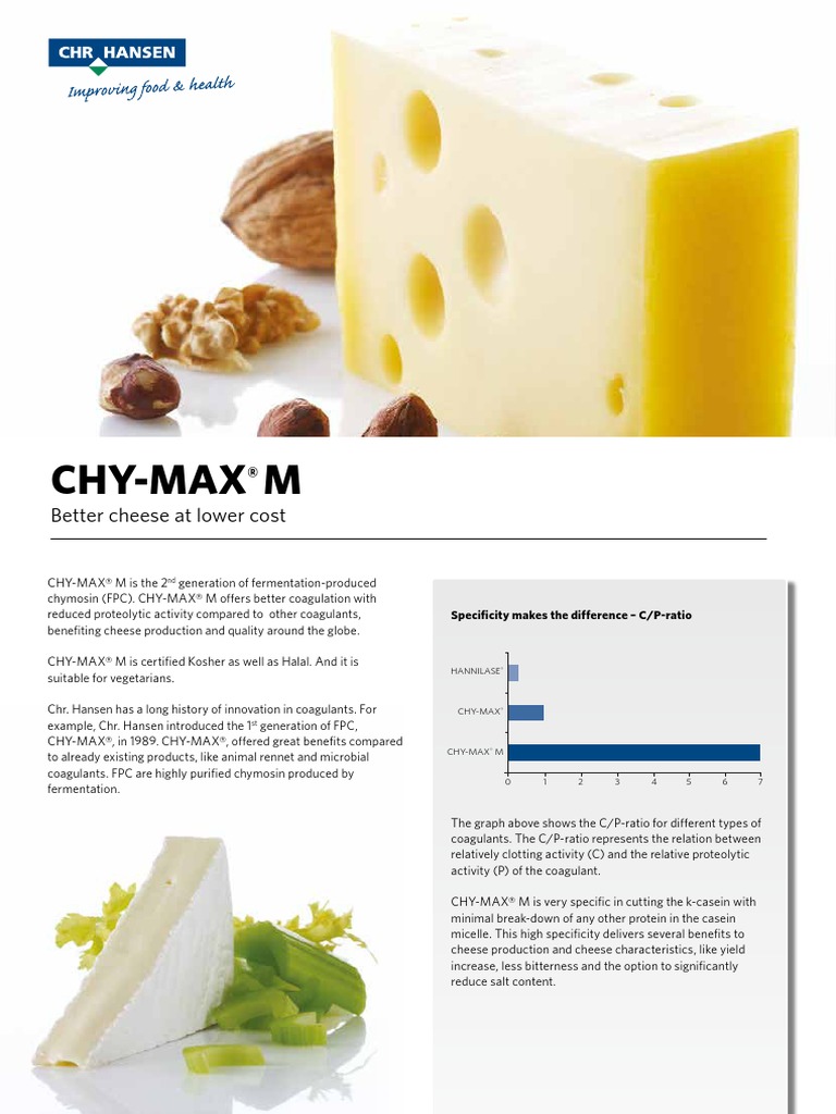 CHY-MAX M - Better Cheese at Lower Cost | PDF | Food And Drink | Foods