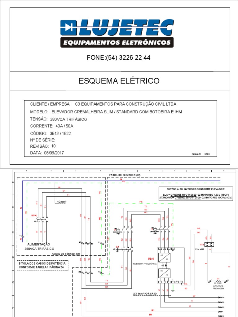 Esquema C3 | PDF | Eletricidade | Equipamento elétrico