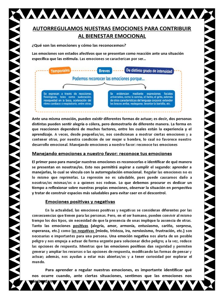 Actividad #7 DPCC | PDF | Las emociones | Autoestima