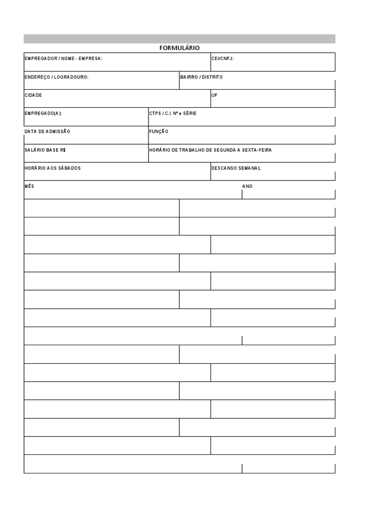 Formulario Simples | PDF