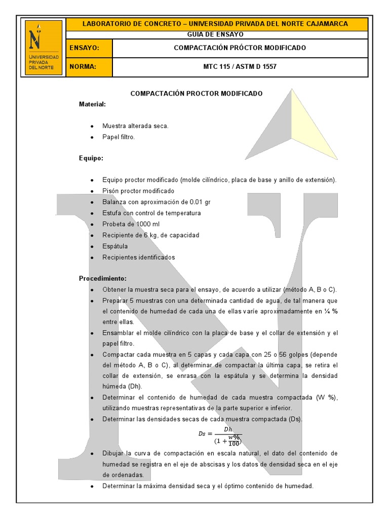 Guía completa para realizar la prueba de compactación Proctor ...