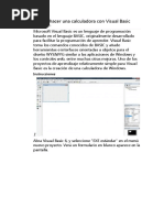 Cómo Hacer Una Calculadora en Visual Basic | PDF | Flujo de control | Enseñanza de matemática