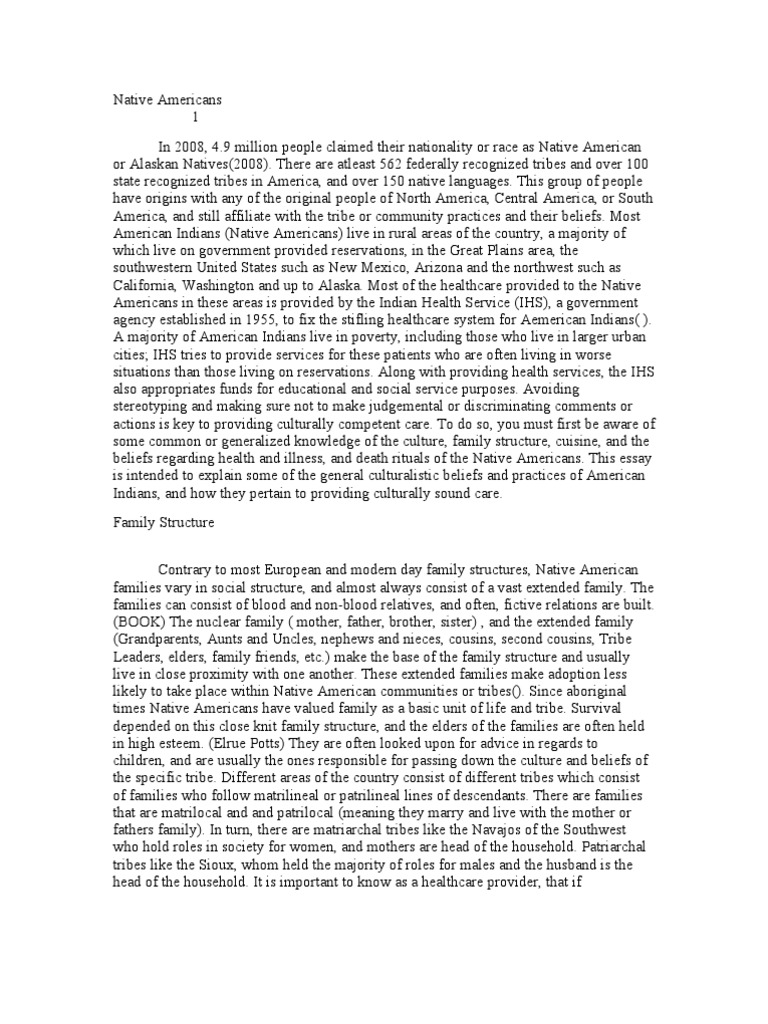 Native Americans | PDF