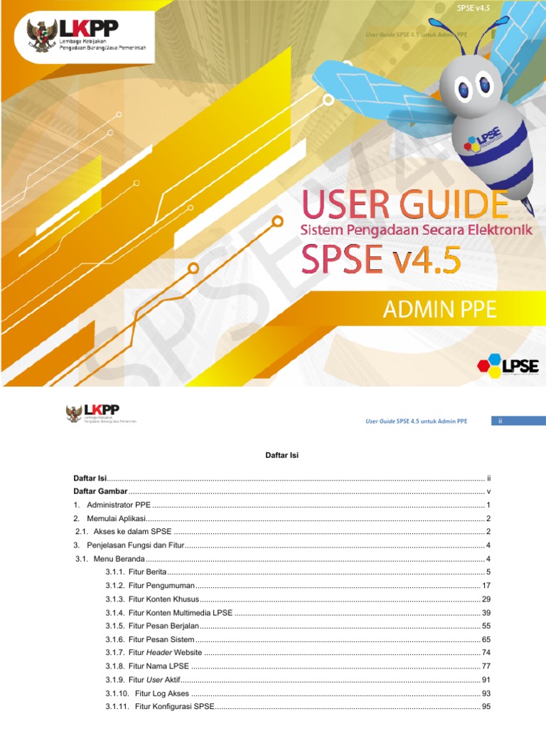 User Guide SPSE v4.5 Admin PPE (Desember 2021) | PDF