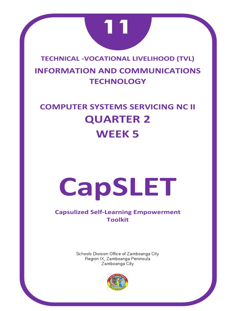 Quarter 2 Week 5: Capslet | PDF | Usb | Computer Network