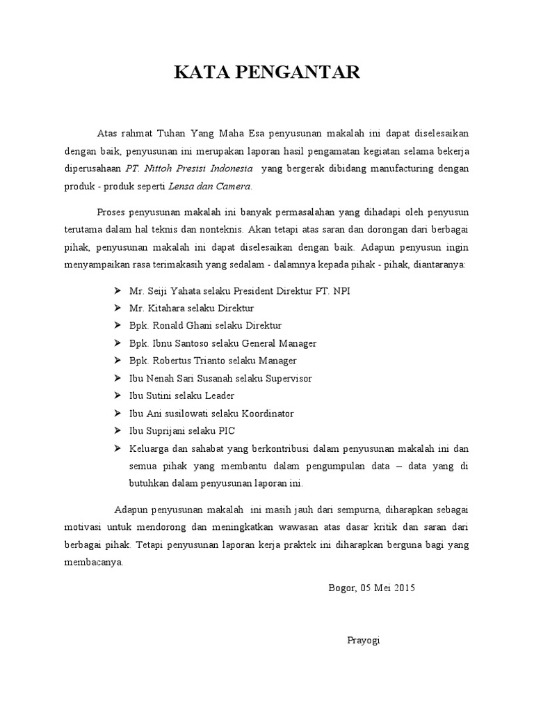 Kata Pengantar | PDF | Bisnis | Teknologi & Rekayasa