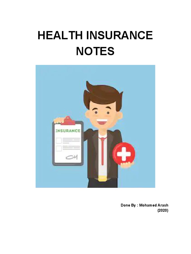 Health Insurance Notes: Done By: Mohamed Arash (2020) | Download Free ...
