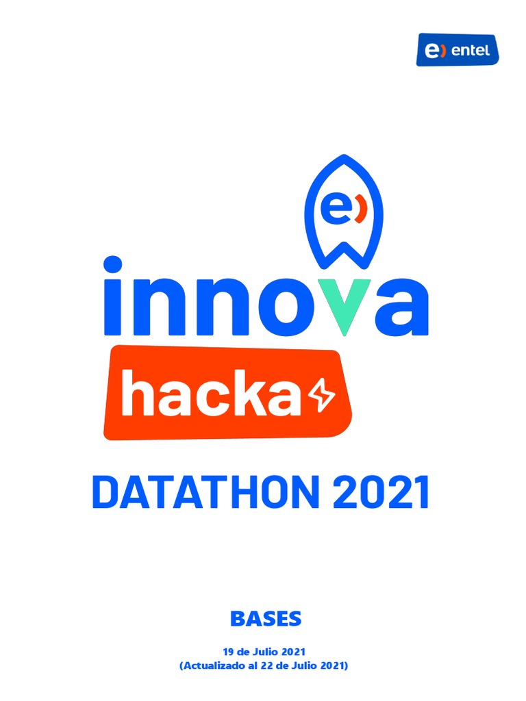 Hacka Entel: Datathon 2021 Bases | PDF | Perú | Propiedad intelectual