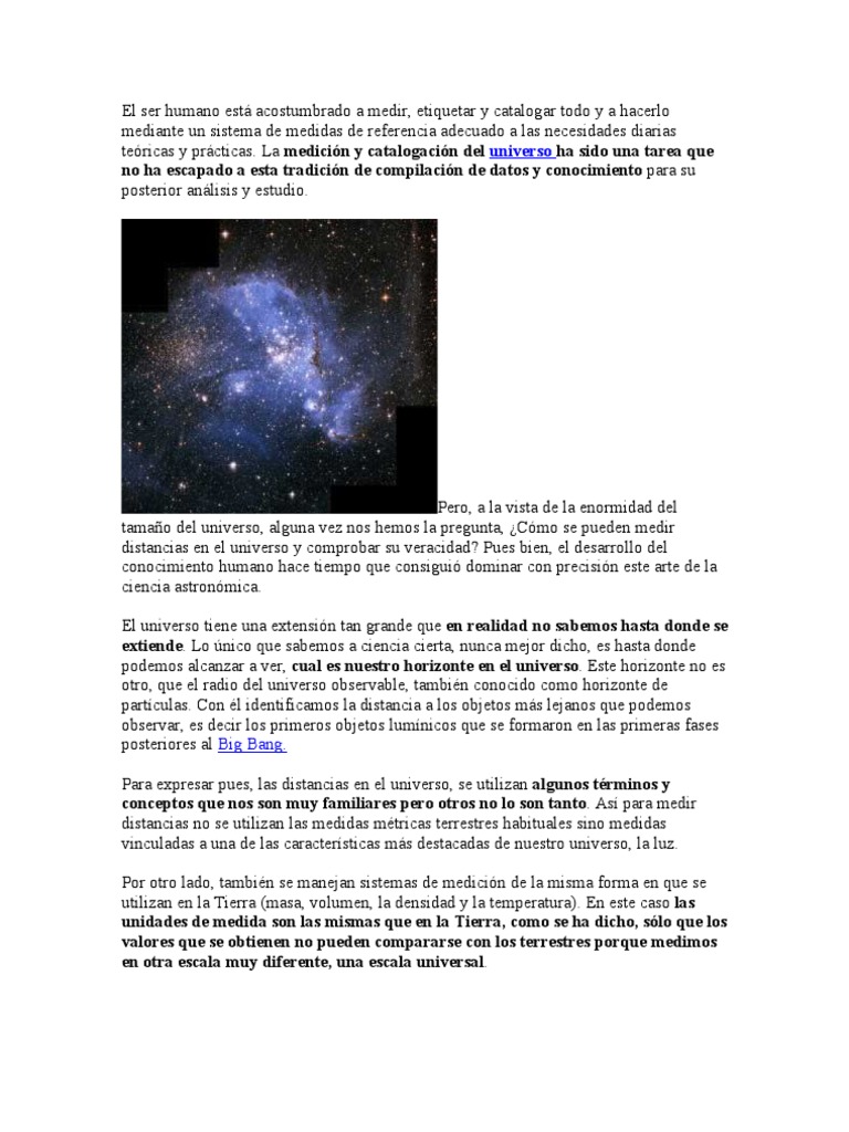 Distancias en El Universo | PDF | Libros para adolescentes