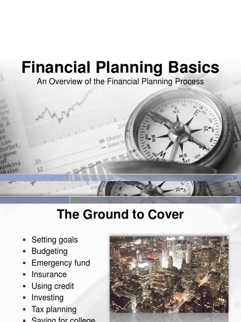 Financial Planning Essentials Guide | PDF | Taxes | Retirement