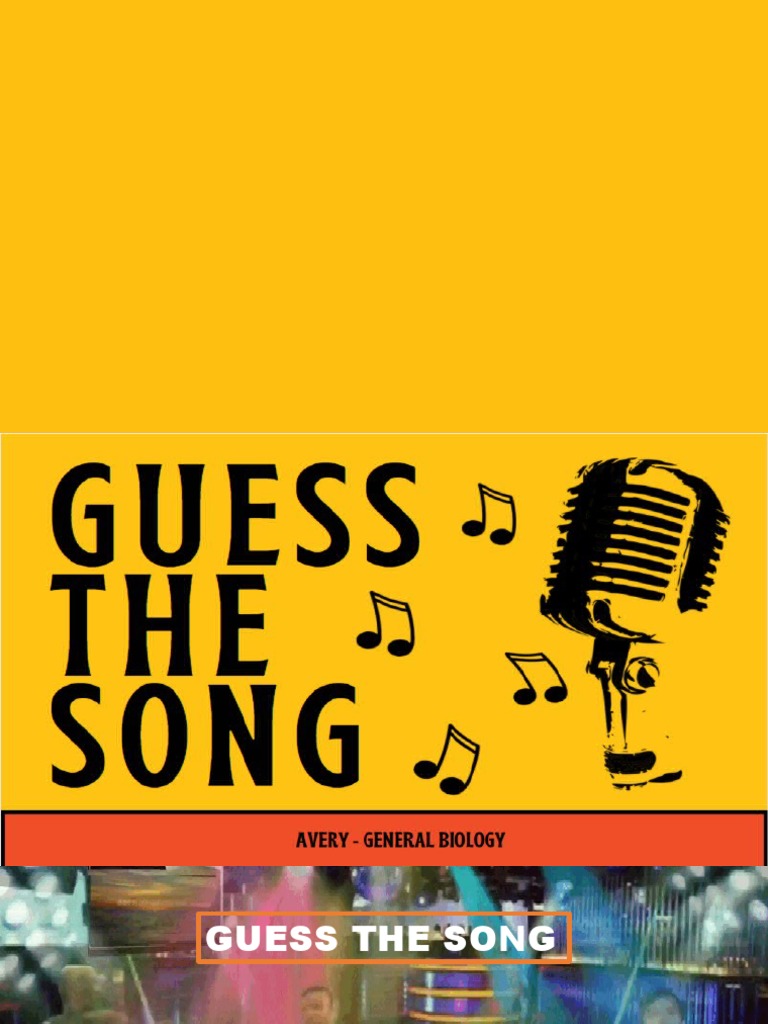 Guess The Song - Ice Breaker 1 | PDF
