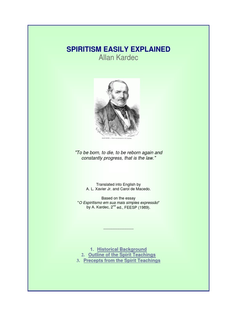 Spiritism Easily Explained | PDF | Spiritism | Soul