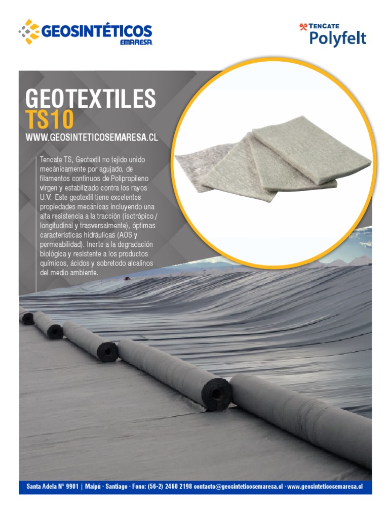 Ficha Polyfelt TS10 RGB | PDF | Materiales