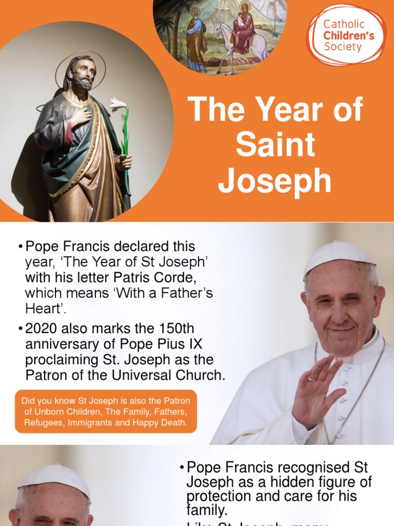 The Year of ST Joseph PowerPoint Slides | PDF | Saint Joseph | Mary ...