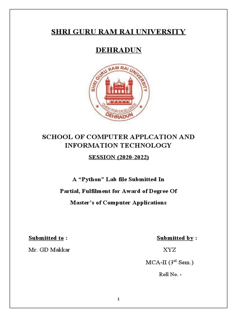 Python Lab File | PDF | String (Computer Science) | Anonymous Function