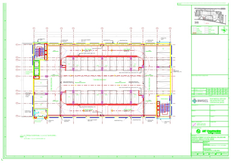 PMCH-LNT-MCP3-0003 - MLCP 03 TYPICAL FLOOR PLAN (1, 3, 4, 5, 6, 7, 8 & 9floors) - Layout2 | PDF ...