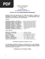 Barangay Logo Change Ordinance Guide | PDF