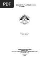 Laporan Praktikum Kimia Dasar Kesetimbangan | PDF
