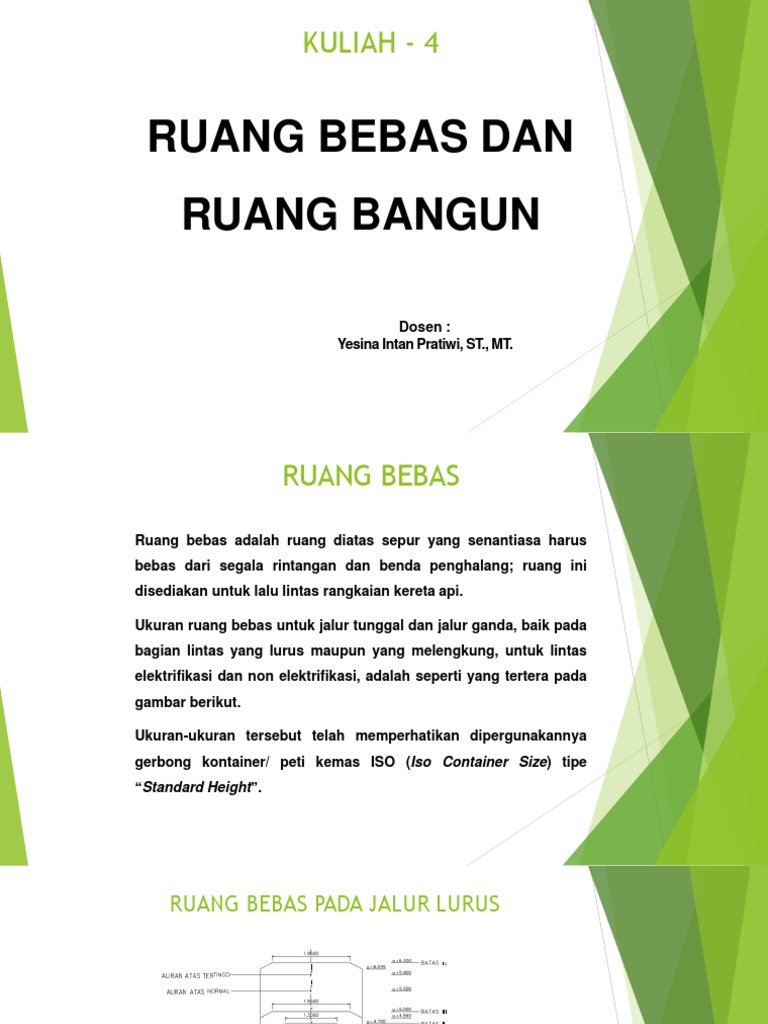 Kuliah 4 - Ruang Bebas Dan Ruang Bangun | PDF