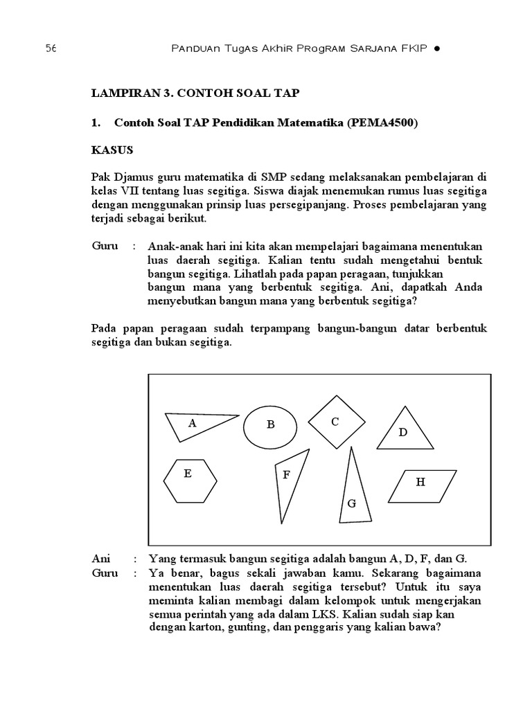 Contoh Soal TAP UT PDF Semua Jurusan | PDF