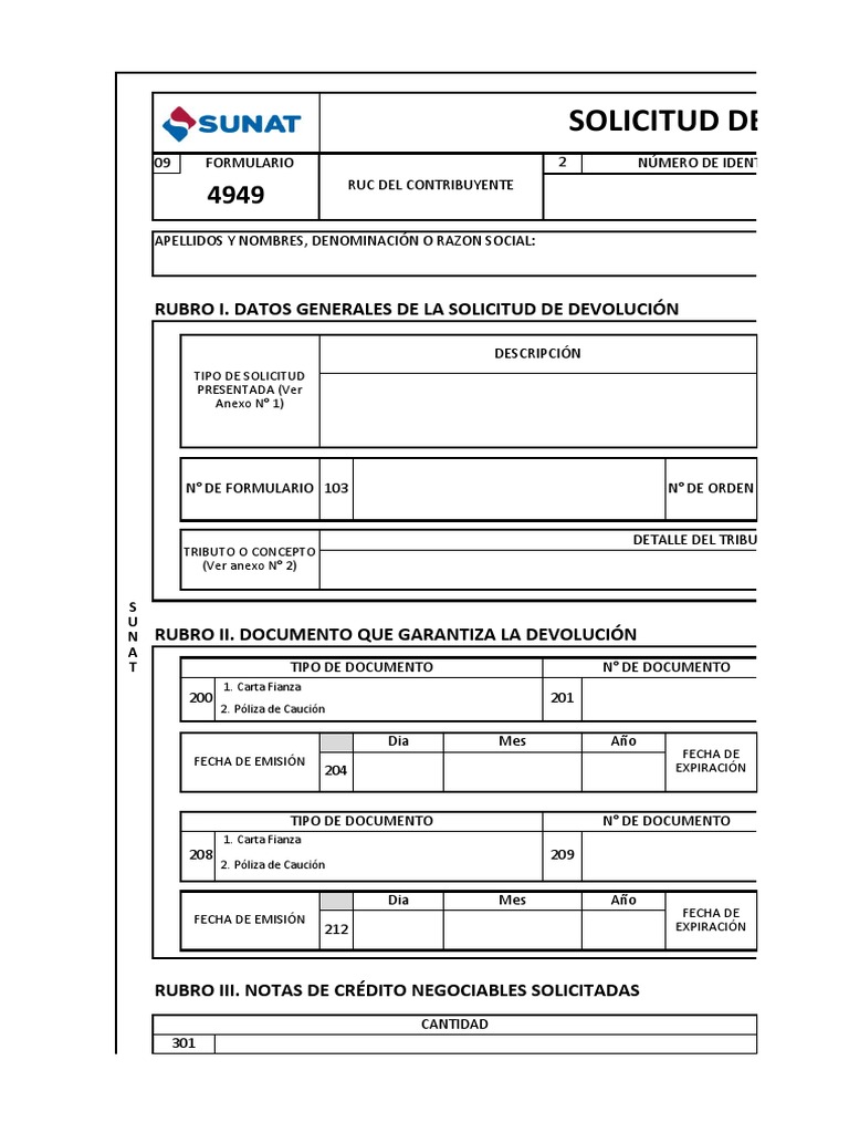 Formulario 4949 Excel | PDF | Impuestos | Impuesto sobre la renta