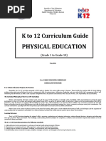 PE Curriculum Guide | PDF | Physical Education | Physical Fitness