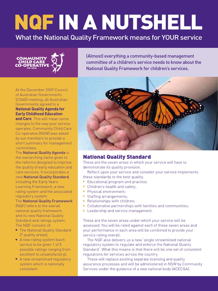 NQF in A Nutshell | PDF | Child Care | Relationships