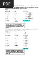 Annuity Due and Perpetuity Sample Problems | PDF | Personal Finance ...