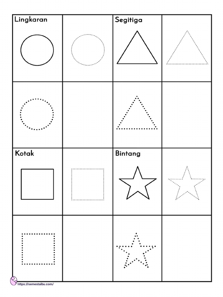 Motorik Halus - Menggambar Bentuk | PDF
