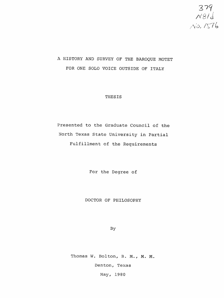 Solo Motets Outside Italy | PDF | Classical Music | Performing Arts