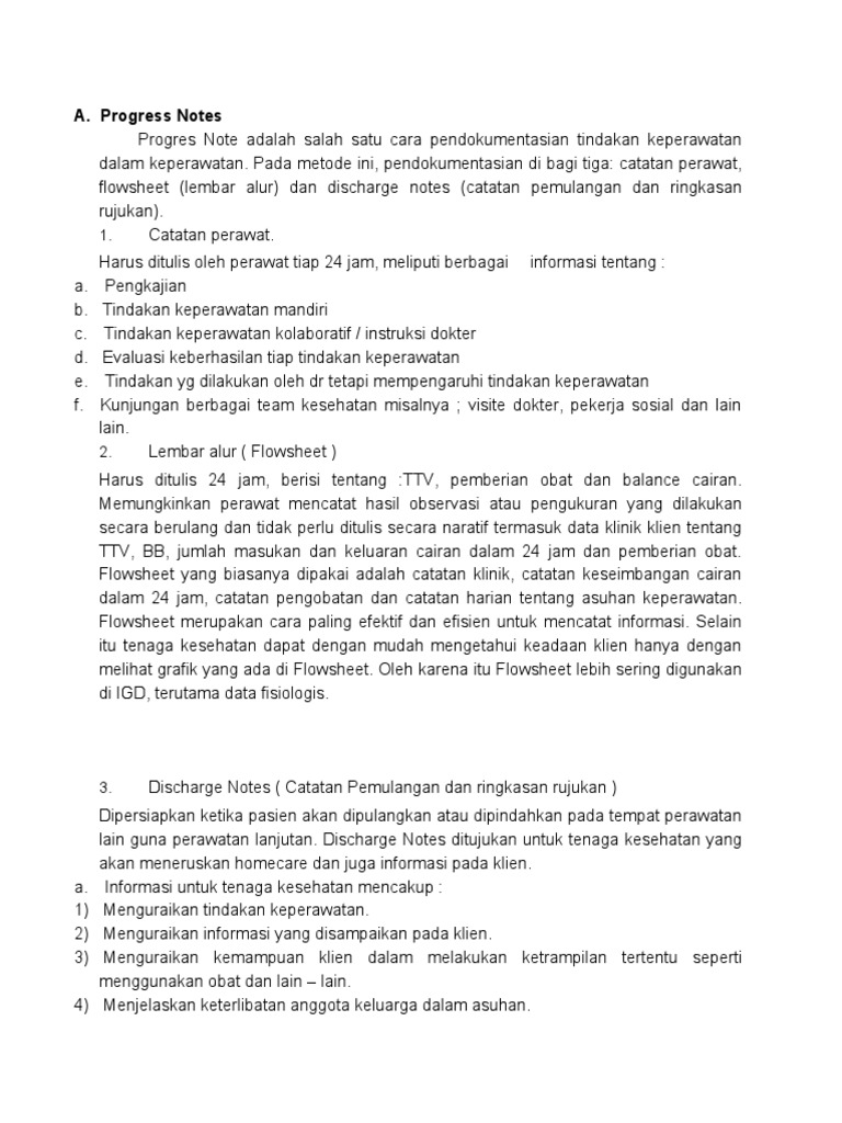 Materi Progres Note | PDF