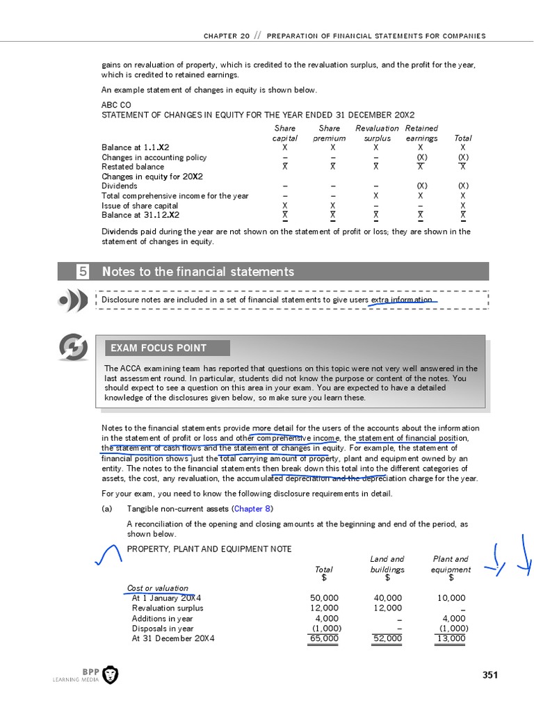 Notes To The Financial Statements | Download Free PDF | Depreciation ...
